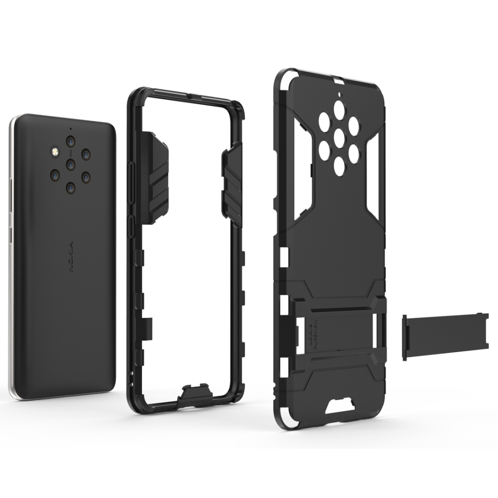 Slim Armour Shockproof Case for Nokia 9 PureView (Black)